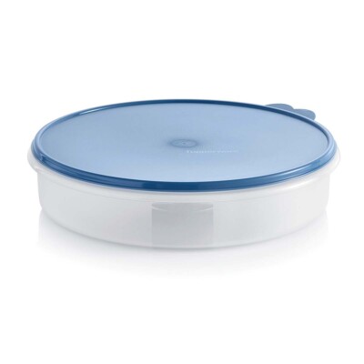 TUPPERWARE Pie Keeper Taker 12 " Round Container - Blue- Seal-NIP | eBay