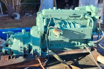 Detroit Diesel 671 Natural Marine Diesel Engine Twin Disc MG-509 3-1 ...