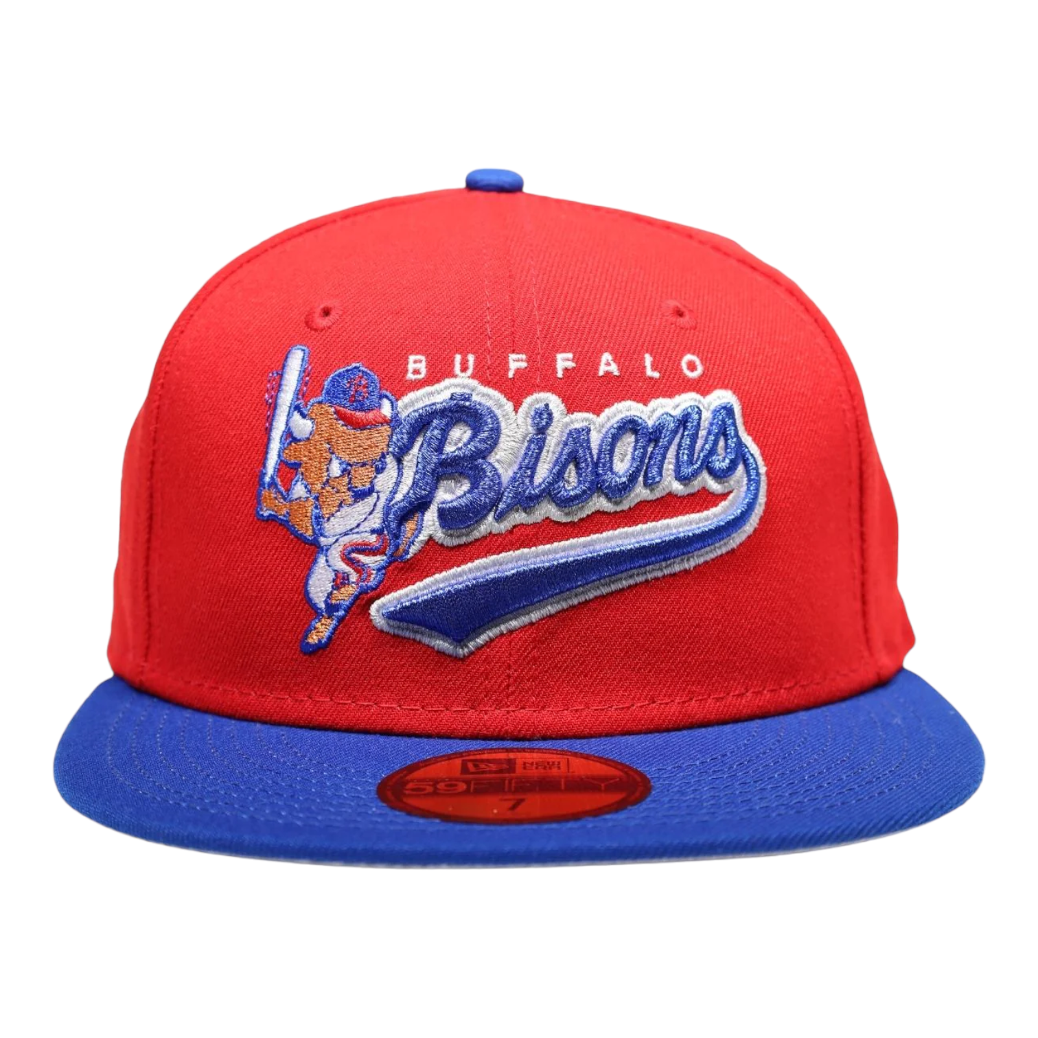New Era Buffalo Bisons Batting Buster 2 Tone 59FIFTY Fitted Hat Cap ...