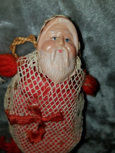Antique Netted Santa Candy Container | eBay