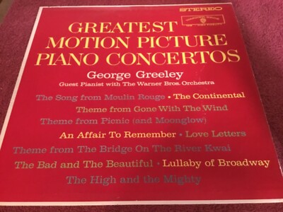 Greatest Motion Picture Concertos Record Alblum | eBay