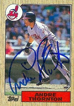 Andre Thornton autographed Baseball Card (Cleveland Indians) 1987 Topps ...