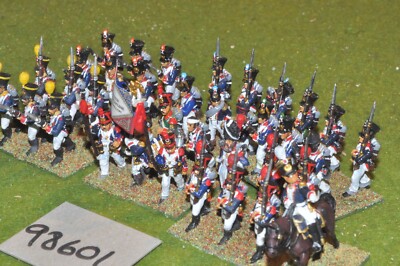 28mm napoleonic / french - line regt 36 figs & colonel - inf (98601 ...
