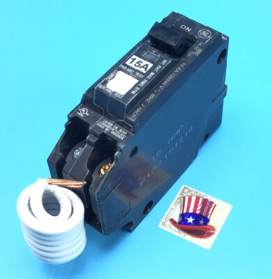 New Circuit Breaker GE THQL1115AF2 15 Amp 1 Pole 120V Combination AFCI ...
