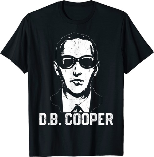 D. B. Cooper Skydiving Funny Skyjacker Hijack I am DB Cooper T-Shirt ...