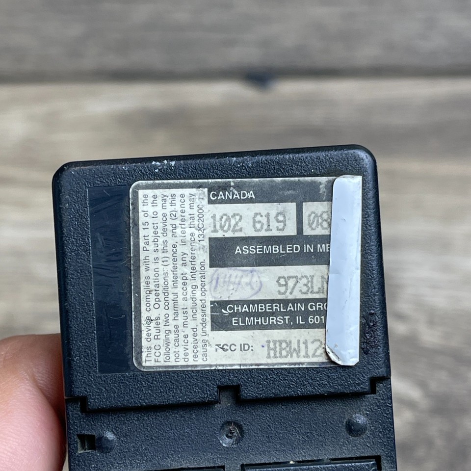 LiftMaster Security+ 973LM Garage Door Opener Remote 3-Buttons Wireless ...