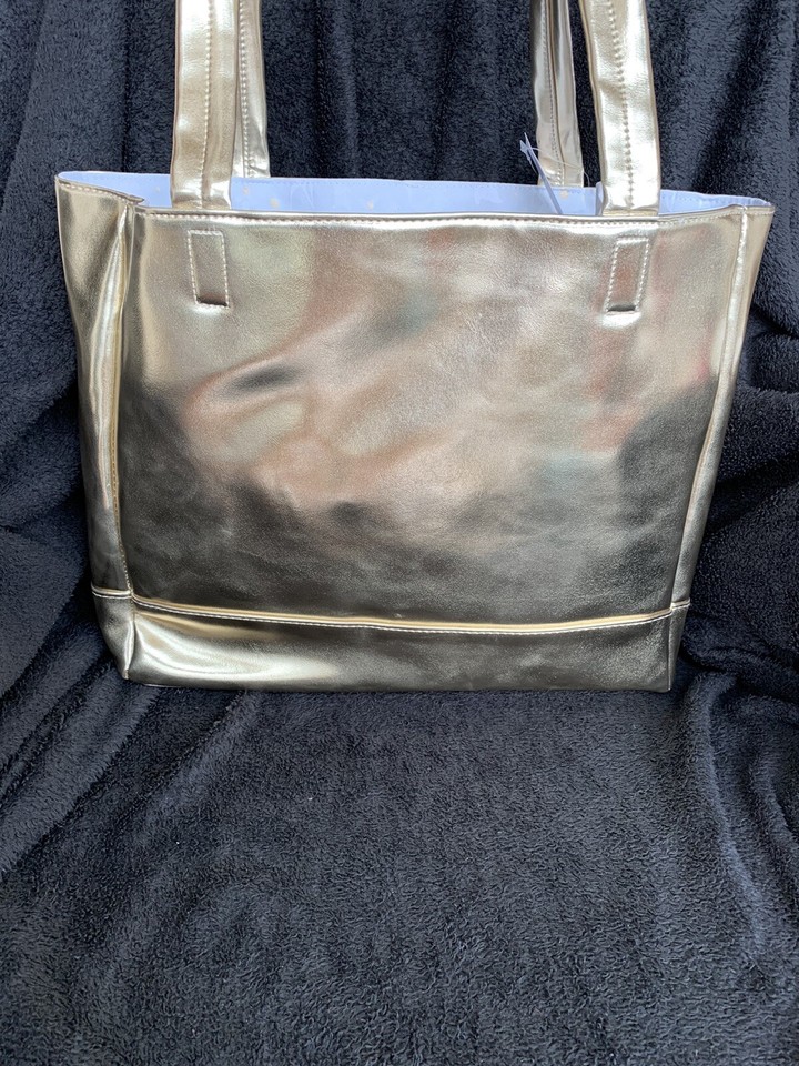 Disney Mickey and Minnie Briar gold tote purse Shoulder bag NWT | eBay