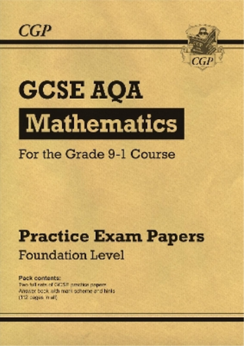 CGP Books GCSE Maths AQA Practice Papers: Foundation (Poche) CGP AQA ...