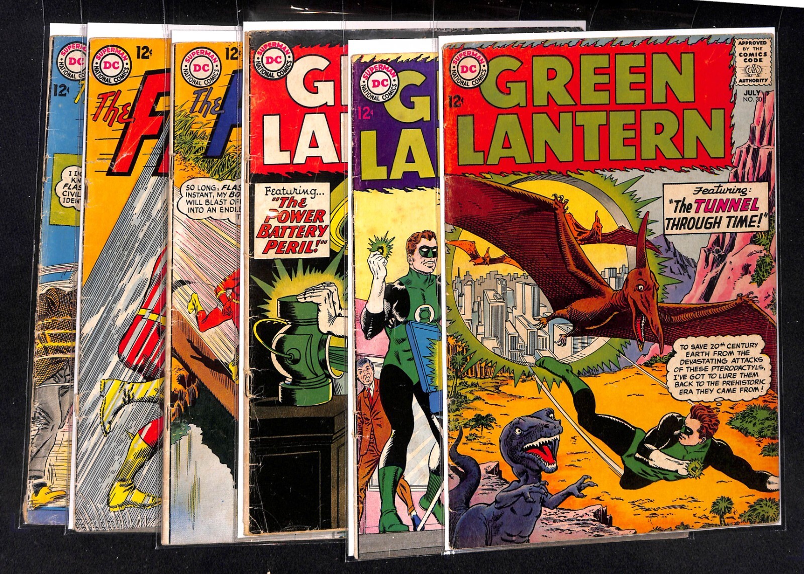 Flash #141 #145 #148 & Green Lantern #30 #31 #32 - DC Comics 1963 (DY ...