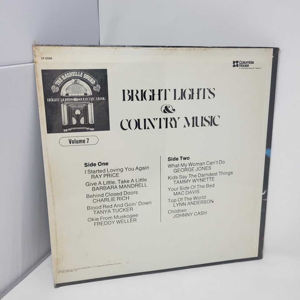 Bright Lights and Country Music Vinyl LP Record CRC 1P 6086 New Sealed | eBay