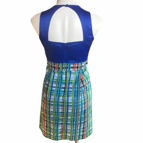 ModCloth Minuet Plaid Bottom Ruffle Top MultiColor Dress S | eBay