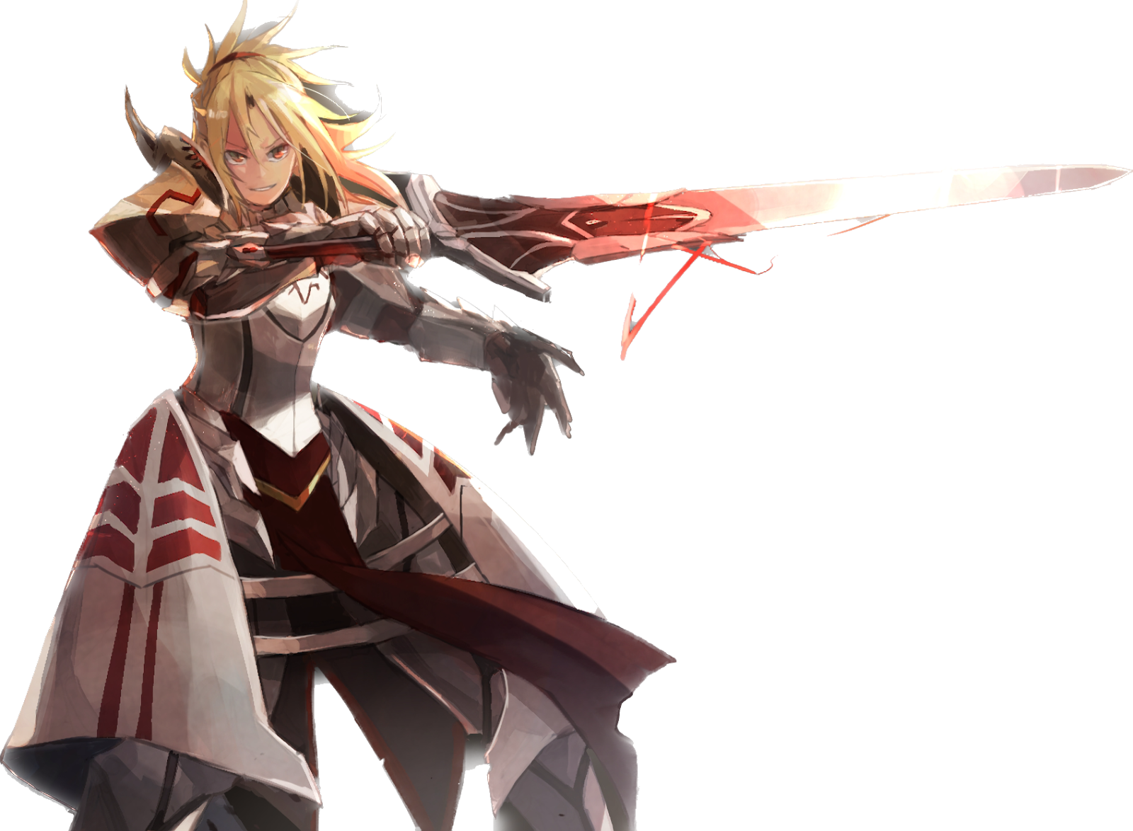 Mordred Saber of Red Fate/Apocrypha 11 Weatherproof Anime Sticker 6 ...