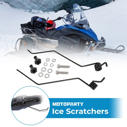 Snowmobile Ice Snow Scratchers For Polaris Arctic Cat Yamaha Ski Doo ...