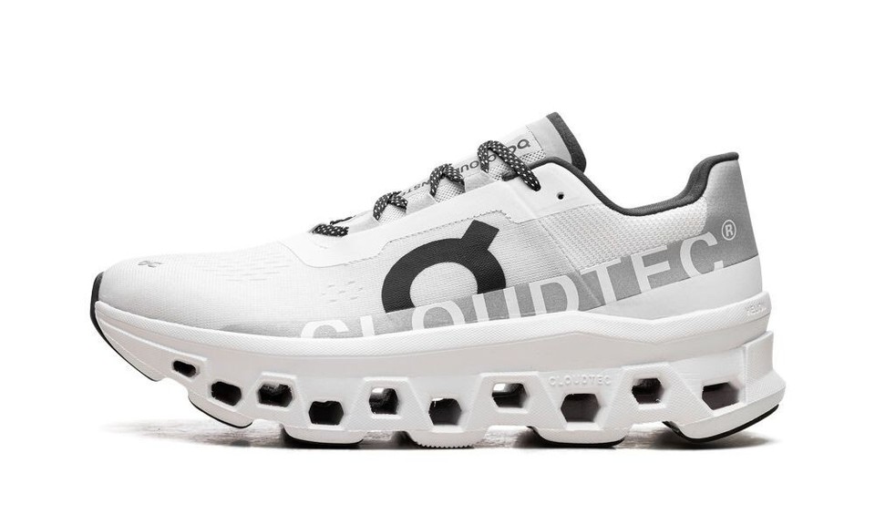On Running Cloudmonster All White 61.98434 Mens Running Casual New | eBay