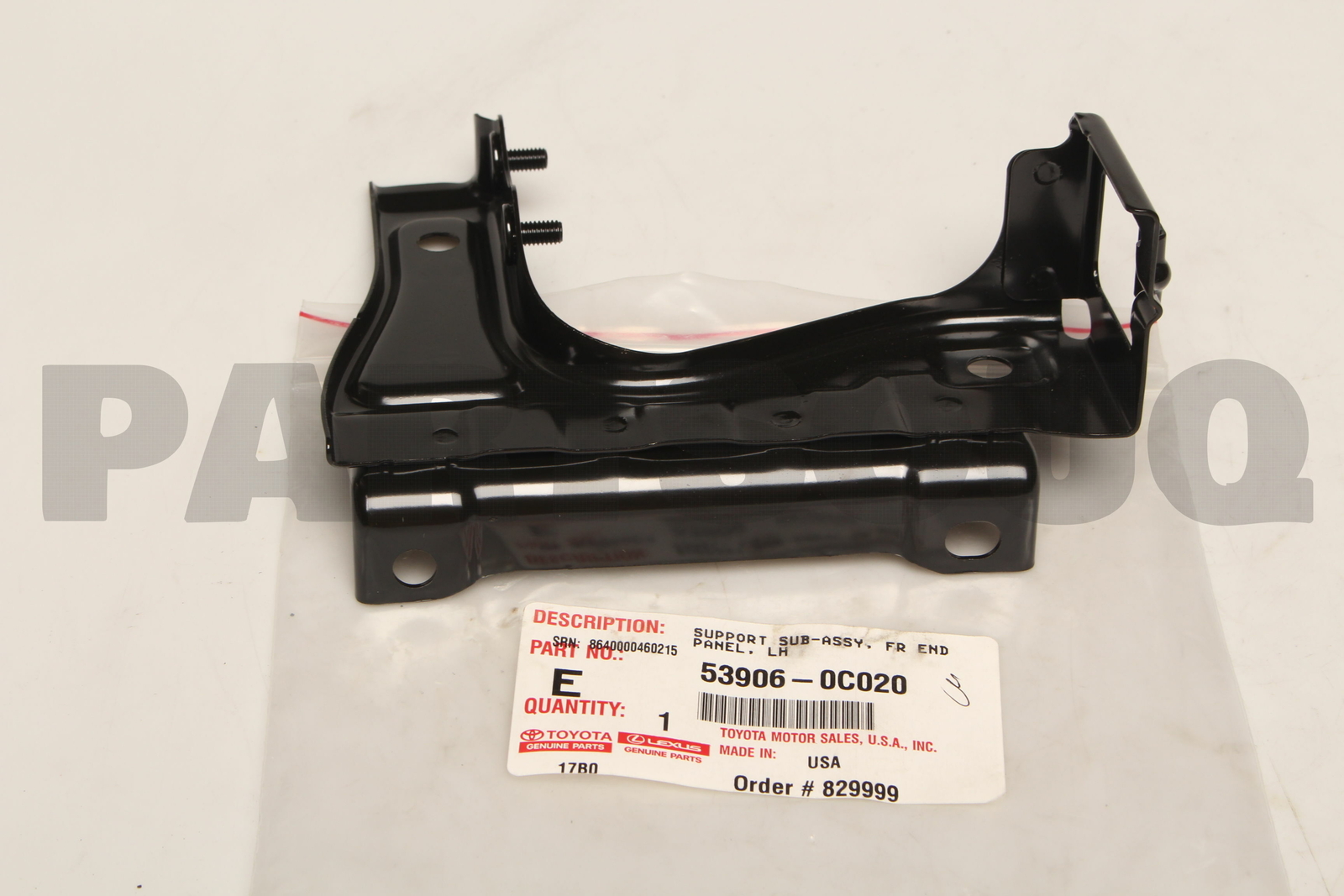 539060C020 Genuine Toyota SUPPORT SUB-ASSY, FRONT END PANEL, LH 53906 ...