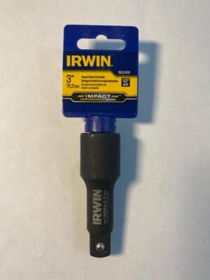 IRWIN Tools 1882409 1/2" Drive by 3" Impact Performance Series Socket ...