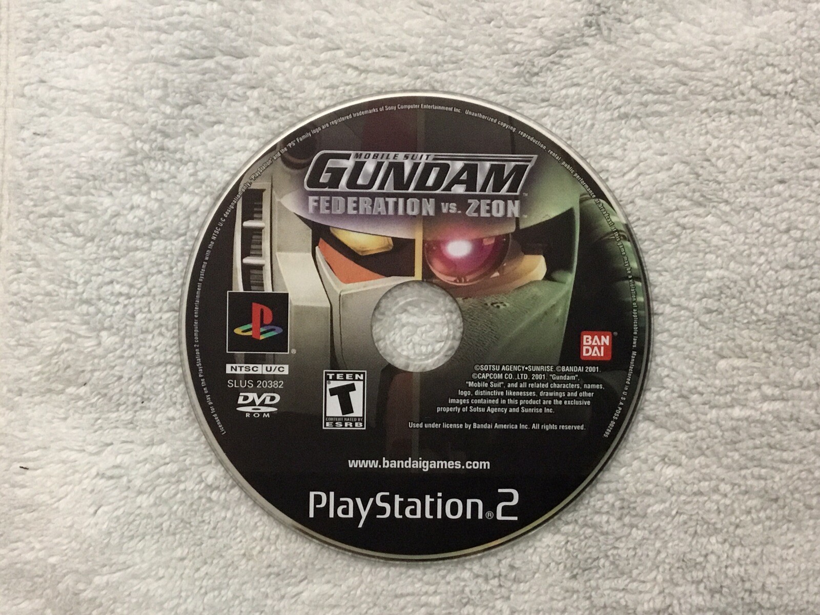 Mobile Suit Gundam: Federation vs. Zeon (Sony PlayStation 2 PS2, 2001 ...