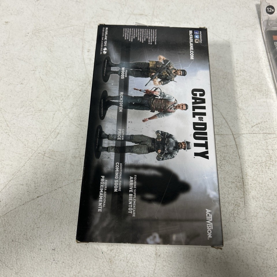 Mcfarlane Toys Call Of Duty Captain John Price & Bloody Soap Figure Lot ...