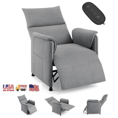 Electric Recliner Chair Adjustable Fabric Sofa W/ Remote & Memory ...