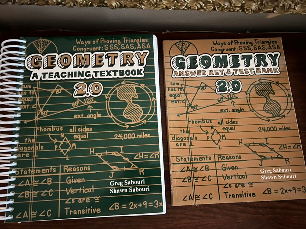Teaching Textbook Geometry Textbook & Answer Key | eBay