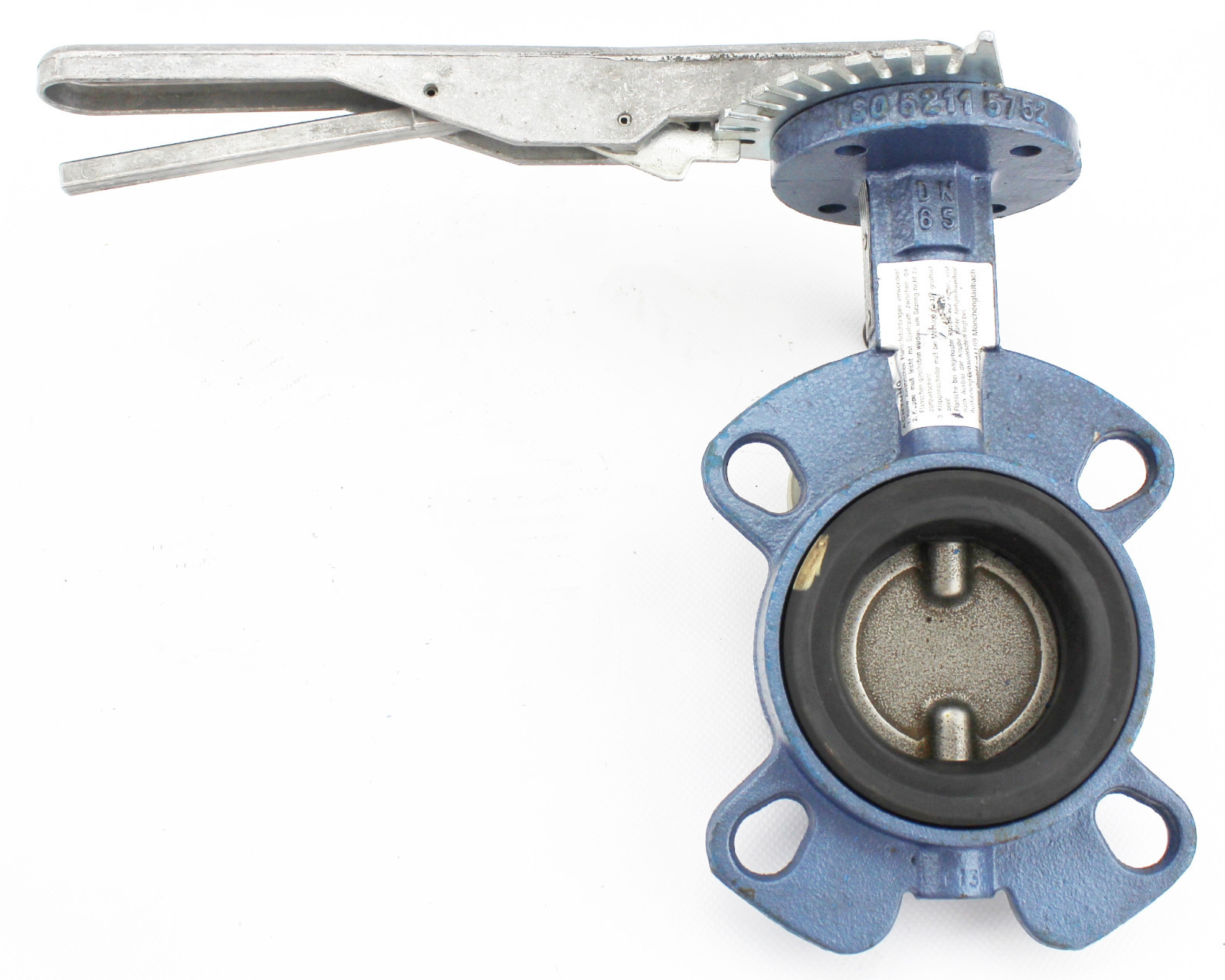 KEYSTONE Valve 38-106 Butterfly Valve DN65 GG25 M.P.W.P. 10bar 2x Stück ...
