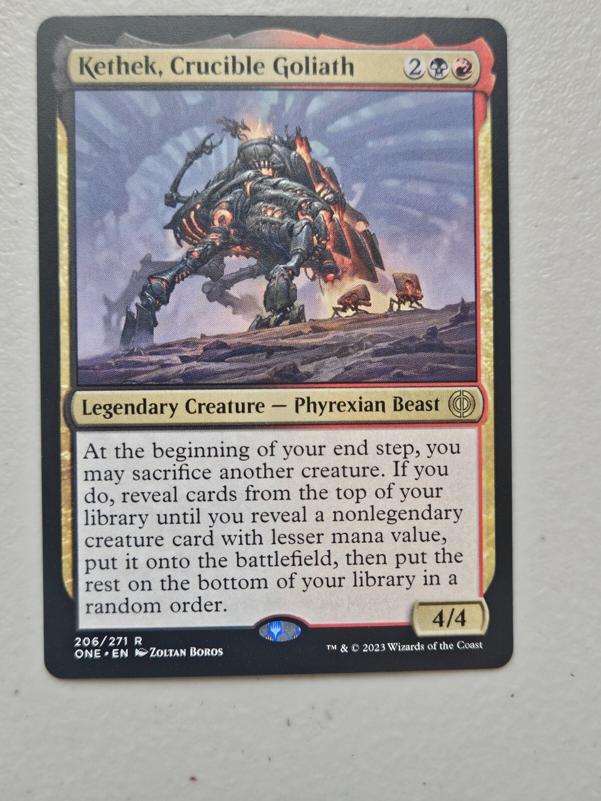 MTG | Kethek, Crucible Goliath | Rare | ONE #206 | eBay
