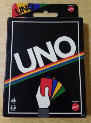UNO Playing Card Game Retro Edition By Mattel - New & Sealed | eBay