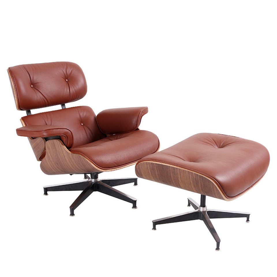 Computer Gaming Office Chair Lounge Chair and Ottoman Leather Task Desk ...