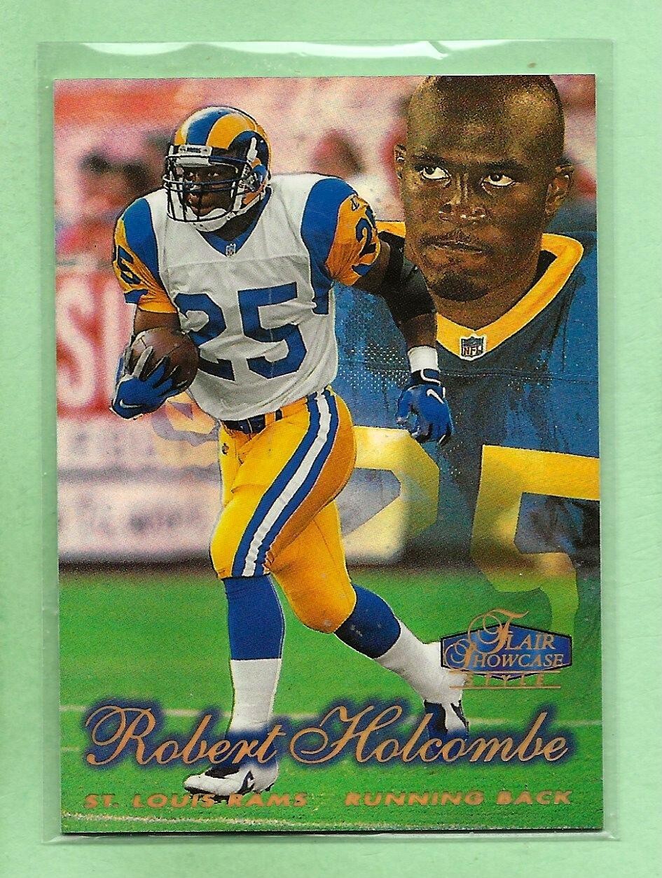 ROBERT HOLCOMBE - 1998 Flair Showcase "Row 2 - Rookie" - #32 - Rams | eBay