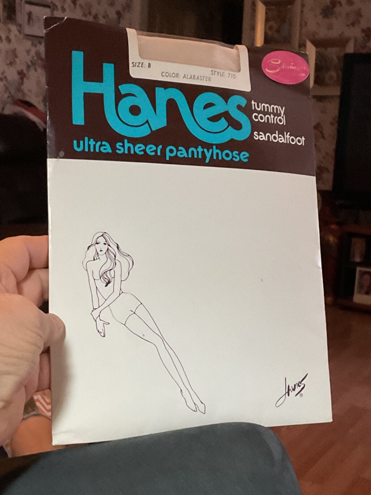 Vintage 1982*Hanes Tummy Control Sandalfoot Pantyhose… - Gem