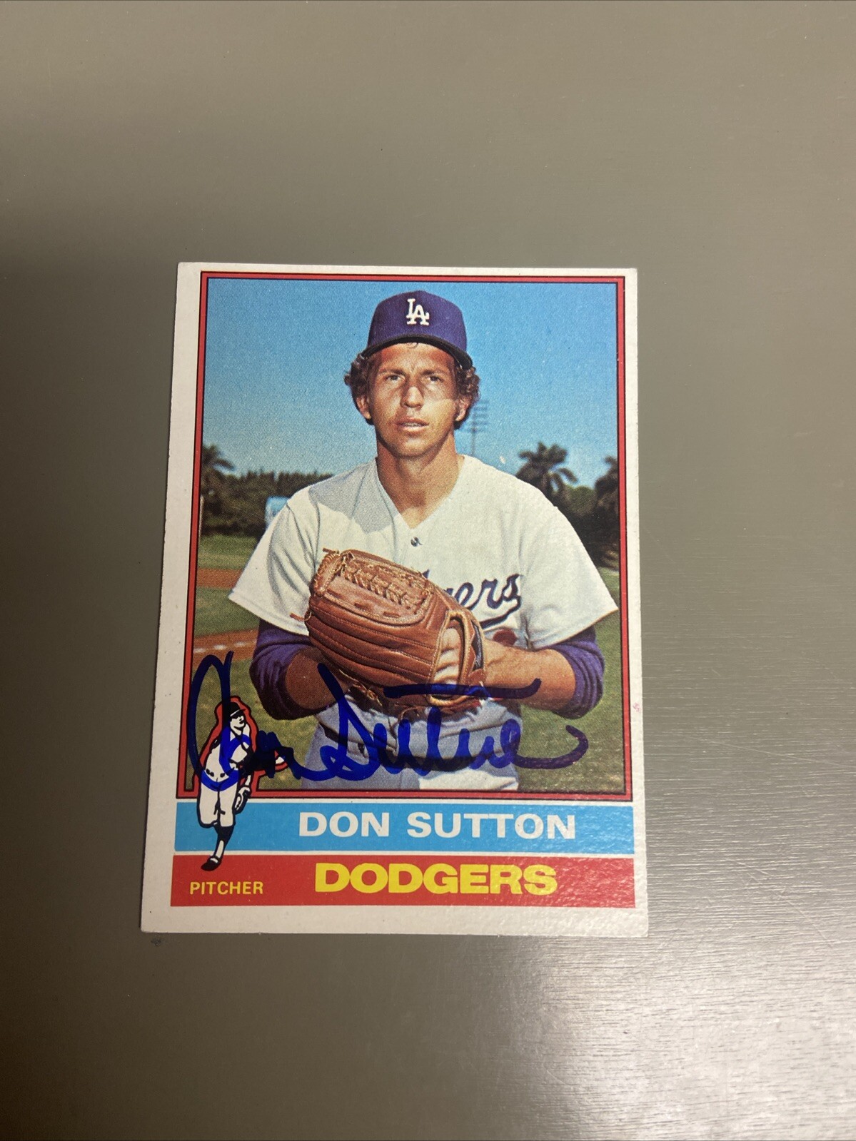 Signed 1976 Topps Don Sutton Los Angeles Dodgers Autographed Auto | eBay