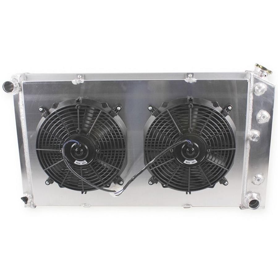 4 Row Radiator Shroud Fan for 1968-1972 Chevelle GTO Cutlass Lemans 7 ...
