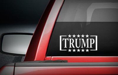 TRUMP 4x8 2 PACK Vinyl Decal | eBay