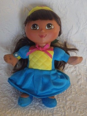 Fisher Price Dora The Explorer Plush Stuffed Animal 8" Tall Plastic ...