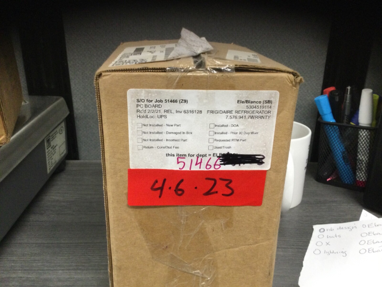 5304519114 SWS:PC BOARD | eBay