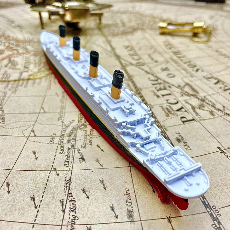 8" Titanic, Britannic Or Olympic Model, RMS Titanic Model Toy, Titanic ...