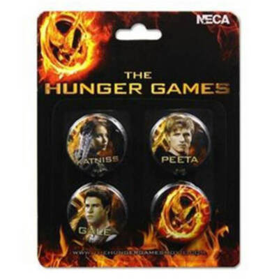Officially Licensed The Hunger Games Cast Designed Stylized Pin - Set ...