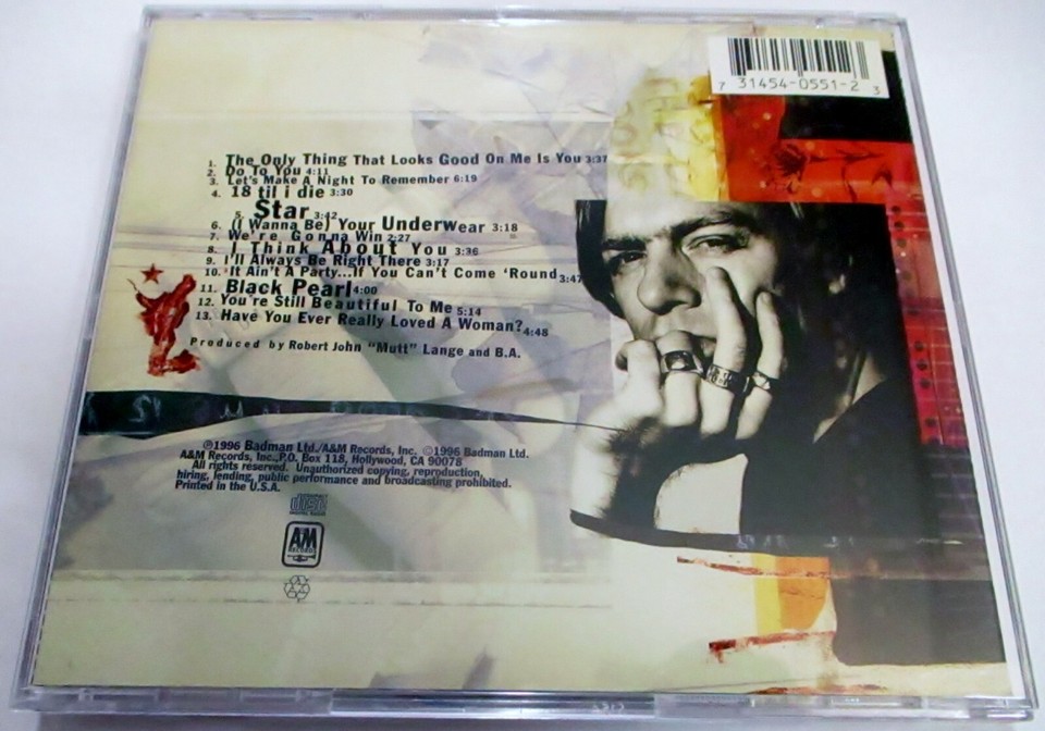 Bryan Adams 18 Till I Die CD 1996 731454055123 | eBay