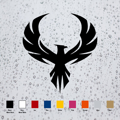 PHOENIX BIRD RISING Decal Vinyl Sticker for Car Bumper Window Door ...