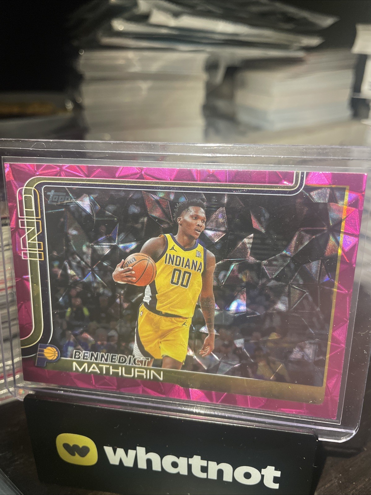 Benedict Mathurin 2025-26 Topps NBA PINK DIAMANTE #48 Indiana Pacers SP ...