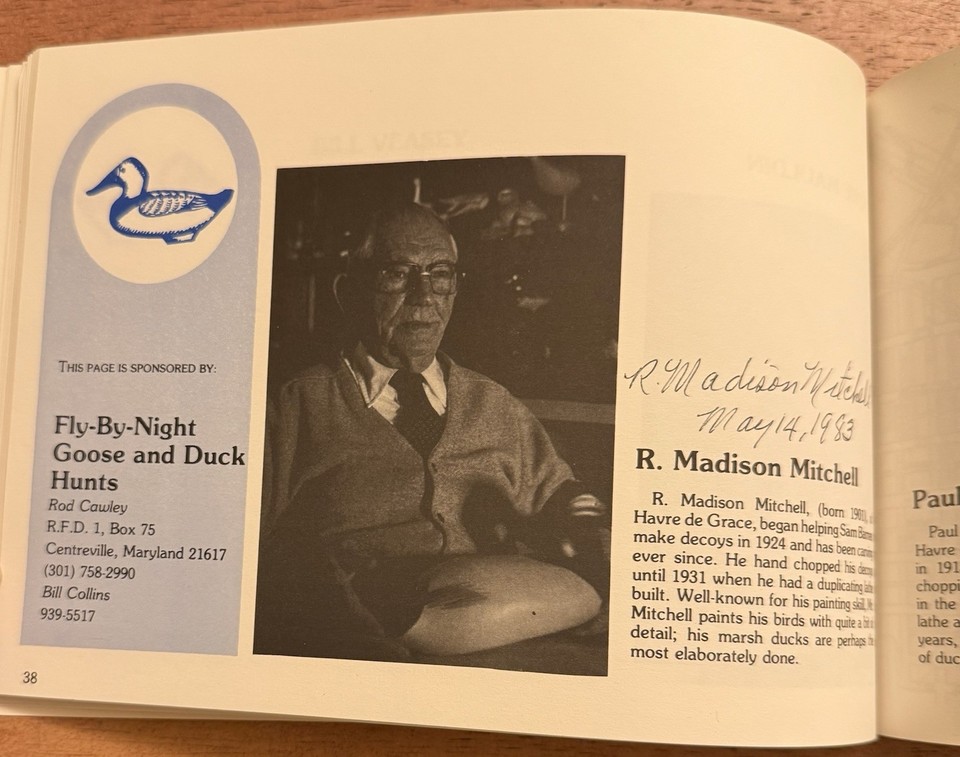 Havre de Grace Decoy Festival Booklet 1983 Signed By R. Madison ...