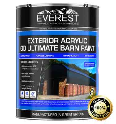 EVEREST TRADE - ULTIMATE BARN PAINT EXTERIOR ACRYLIC BARN CLADDING ...
