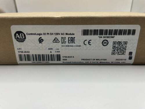 Allen Bradley 1756-IA32 /A ControlLogix 32 PT D/I 120V AC Module UPS ...