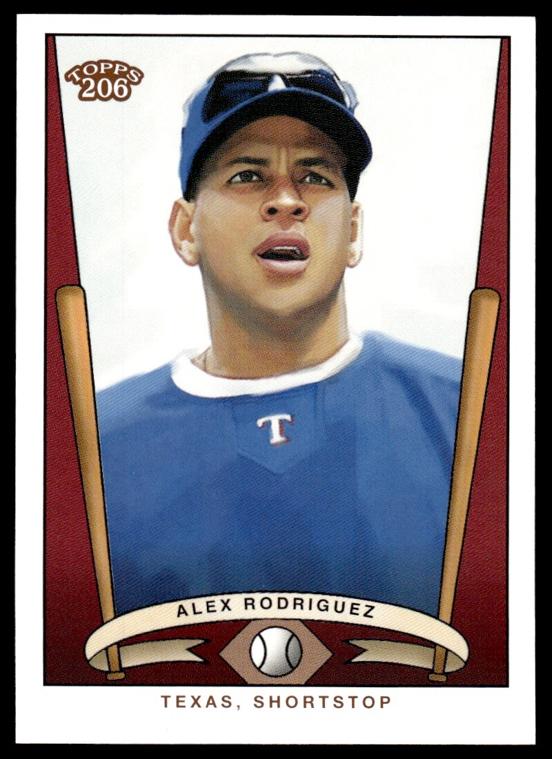 2002 Topps 206 Team Series 3 Alex Rodriguez Texas Rangers #T206-3 | eBay.de