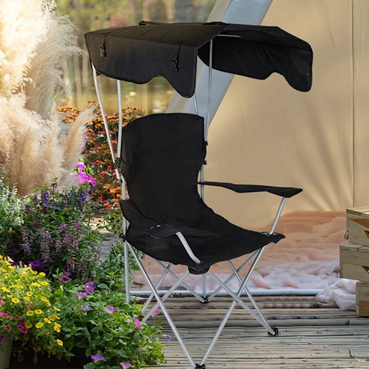 Portable Lounge Chair With Canopy