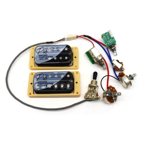 Guitar Neck and Bridge Humbucker Pickups with Pro Wiring Harness Guitar ...