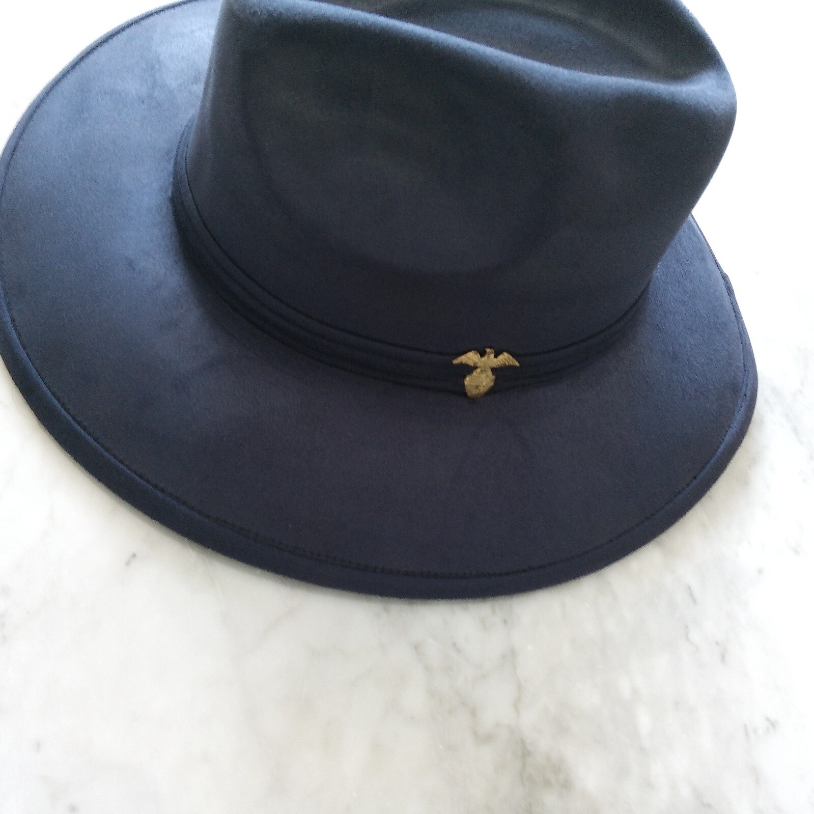 UNISEX BLUE M. Felt Panama Hat TULUM-MEXICO New. Size M. Circumference ...