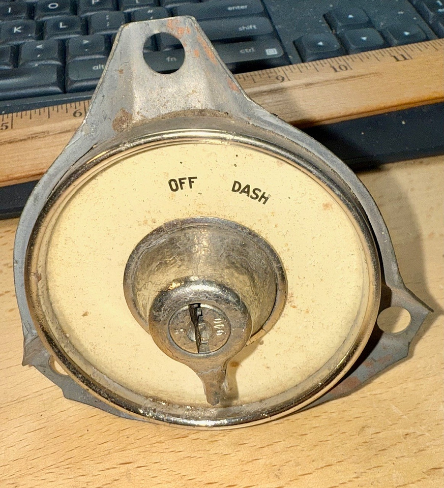 1928 PEERLESS CLUM IGNITION DASH LIGHT SWITCH 1920S 20S 28 LITE EARLY ...
