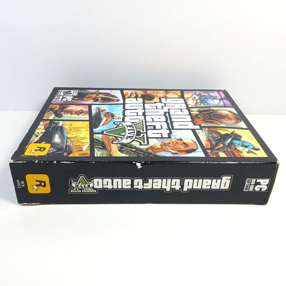 GTA Grand Theft Auto 5 PC DVD-ROM 7 Discs Rockstar Games | eBay
