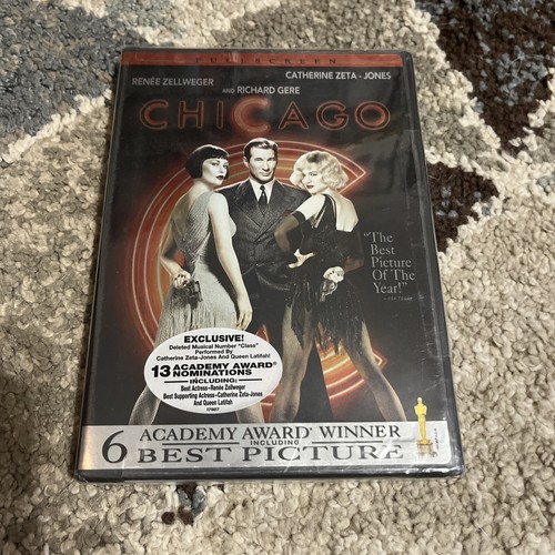 Chicago (DVD, 2003, Full Frame) Richard Gere, Renee Zellweger New ...